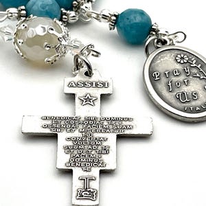 Saint Clare + Francis of Assisi Franciscan Tenner Chaplet One Decade ...