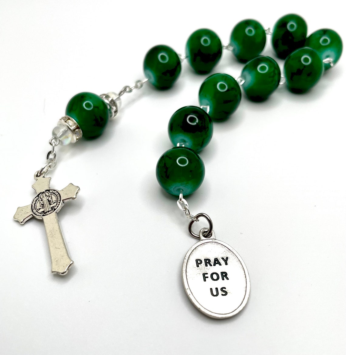 3rd Class Relic Saint Jude Tenner, One Decade Pocket Rosary, With St ...