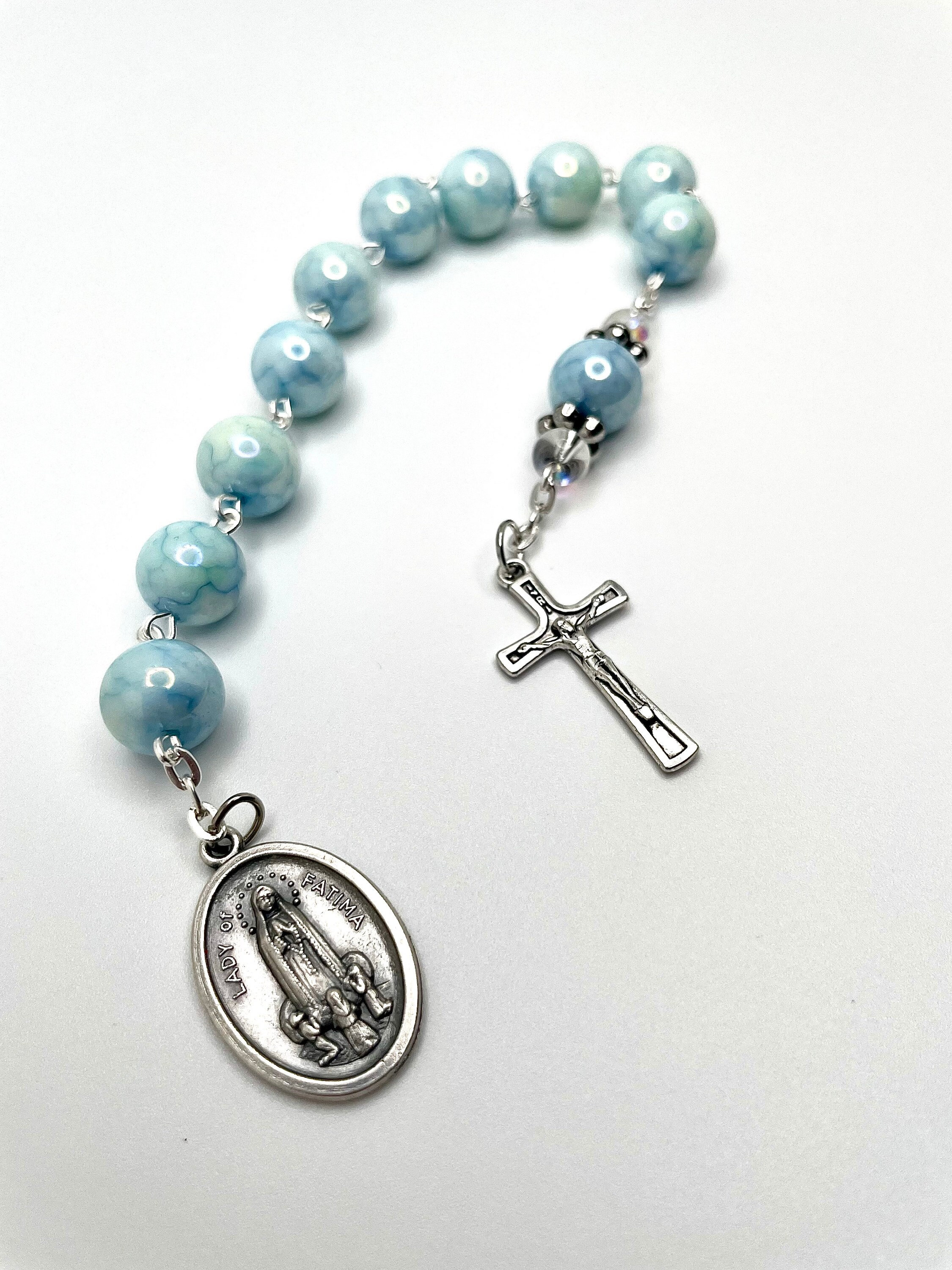 Our Lady of Fatima Tenner Chaplet Rosary One Decade Pocket - Etsy