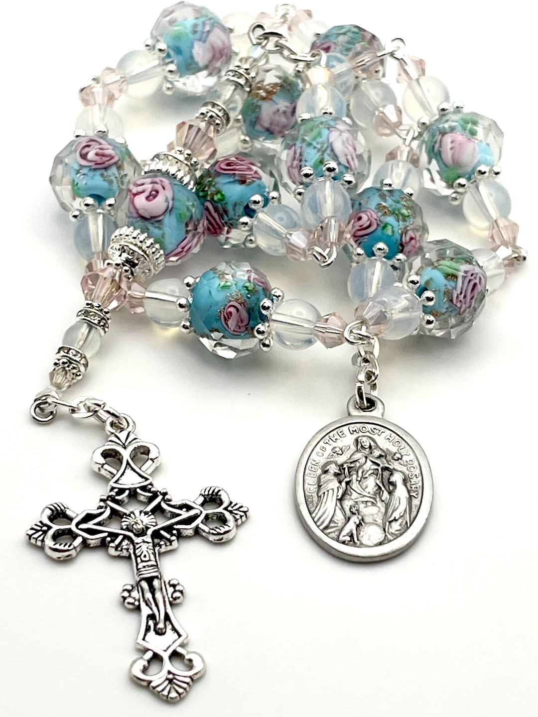 Our Lady of the Rosary Single Decade Tenner Chaplet Pocket Rosary With ...