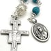 Saint Clare + Francis of Assisi Franciscan Tenner Chaplet One Decade ...