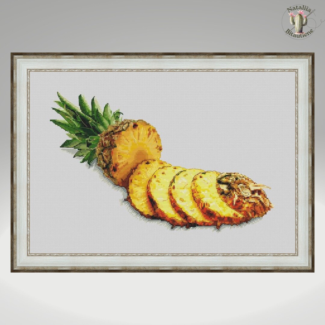 Pineapple Embroidery Pattern PDF Digital Download - Etsy