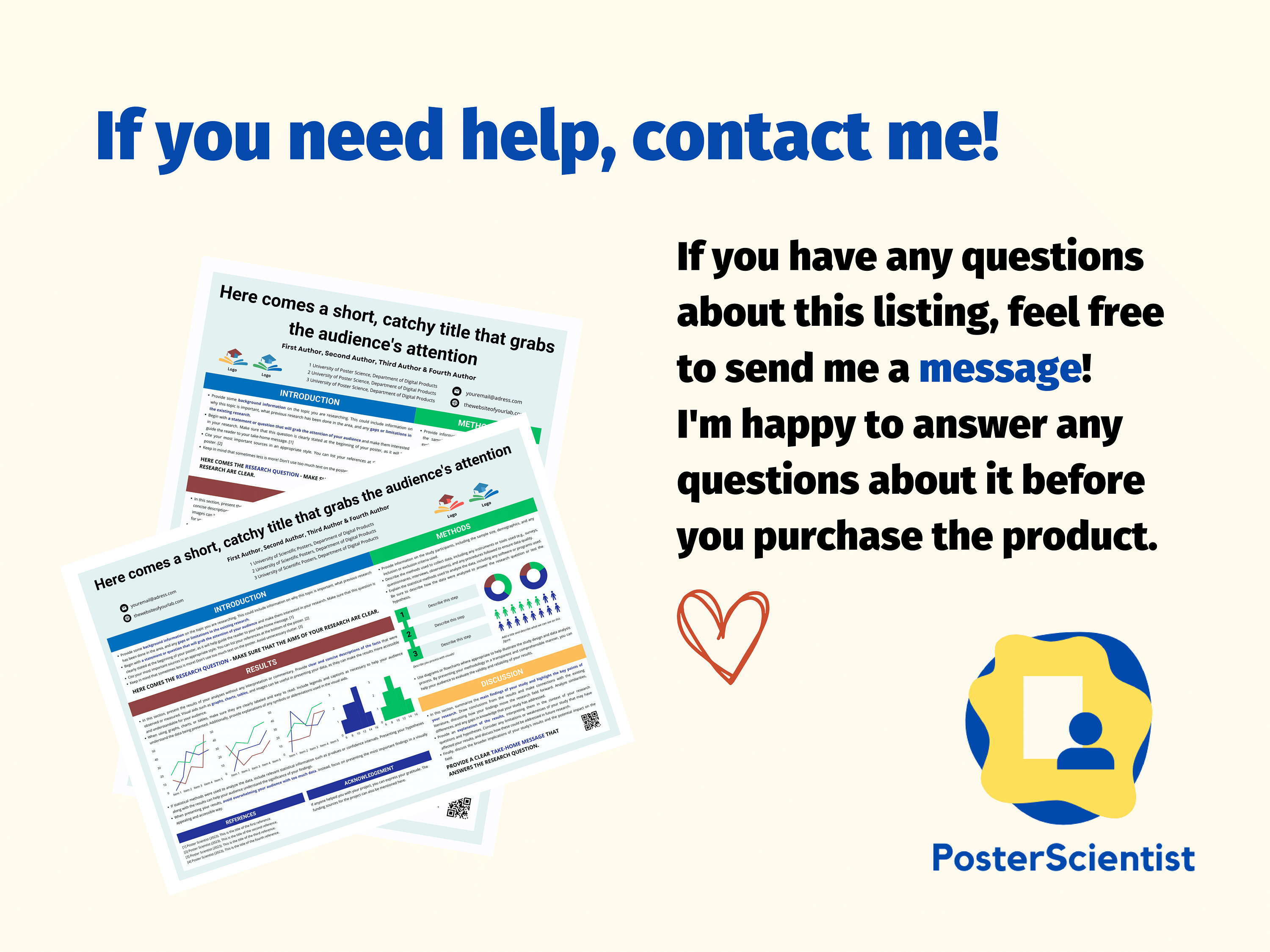 Research Poster Canva Template for Academic Presentations and ...