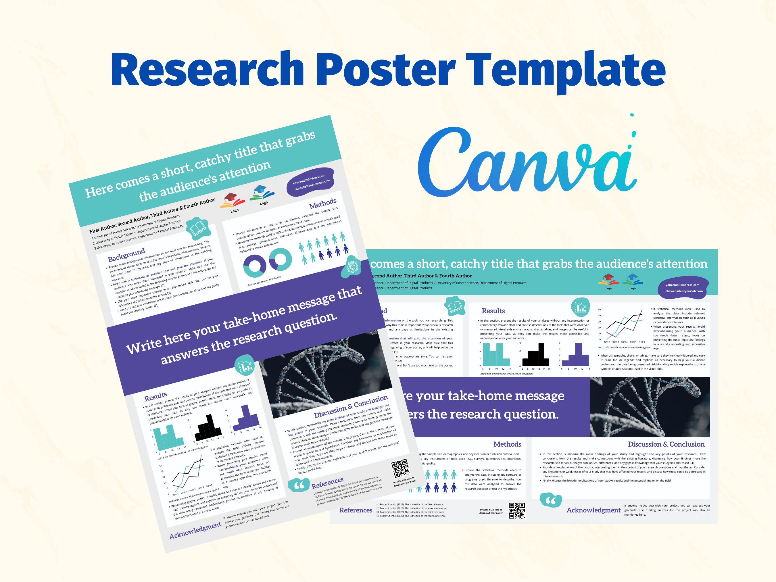 4 X 3 Poster Template