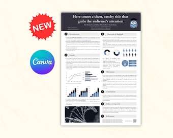 Scientific Conference Poster Template | Powerpoint to Present Your ...