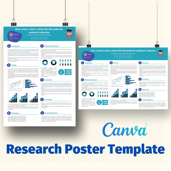 Scientific Poster Template - Etsy