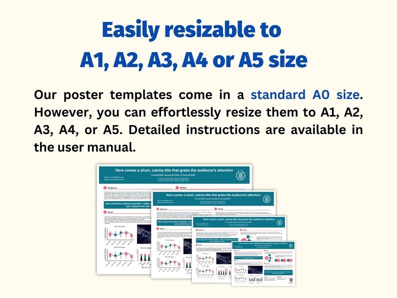 Academic Poster Template Powerpoint to Present Your Scientific Research ...