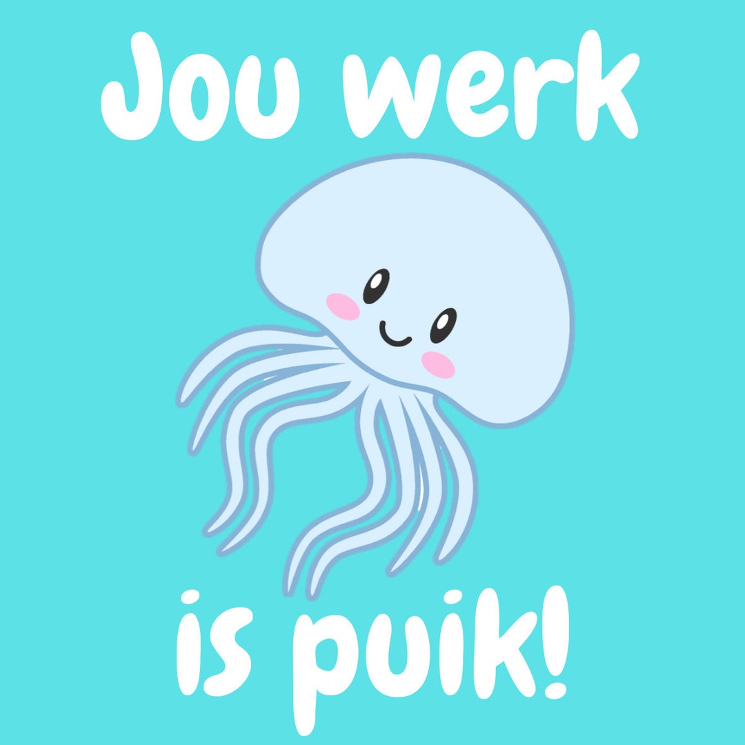 Afrikaans Juffrou Stickers - Etsy