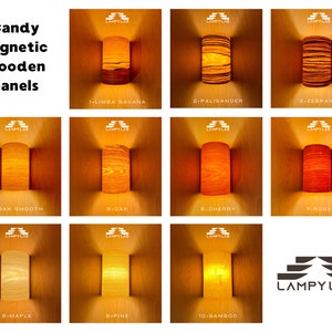 CANDY Magnetic CANDY Top Lampylas Wooden Modular Lamp - 1 Module With ...