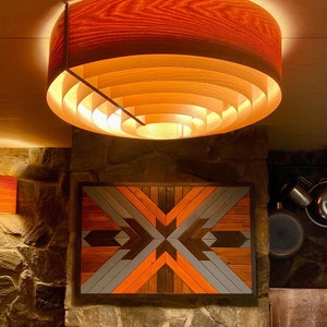 Aztek Magnetic Wooden Ceiling Lamp Lampylas - Etsy