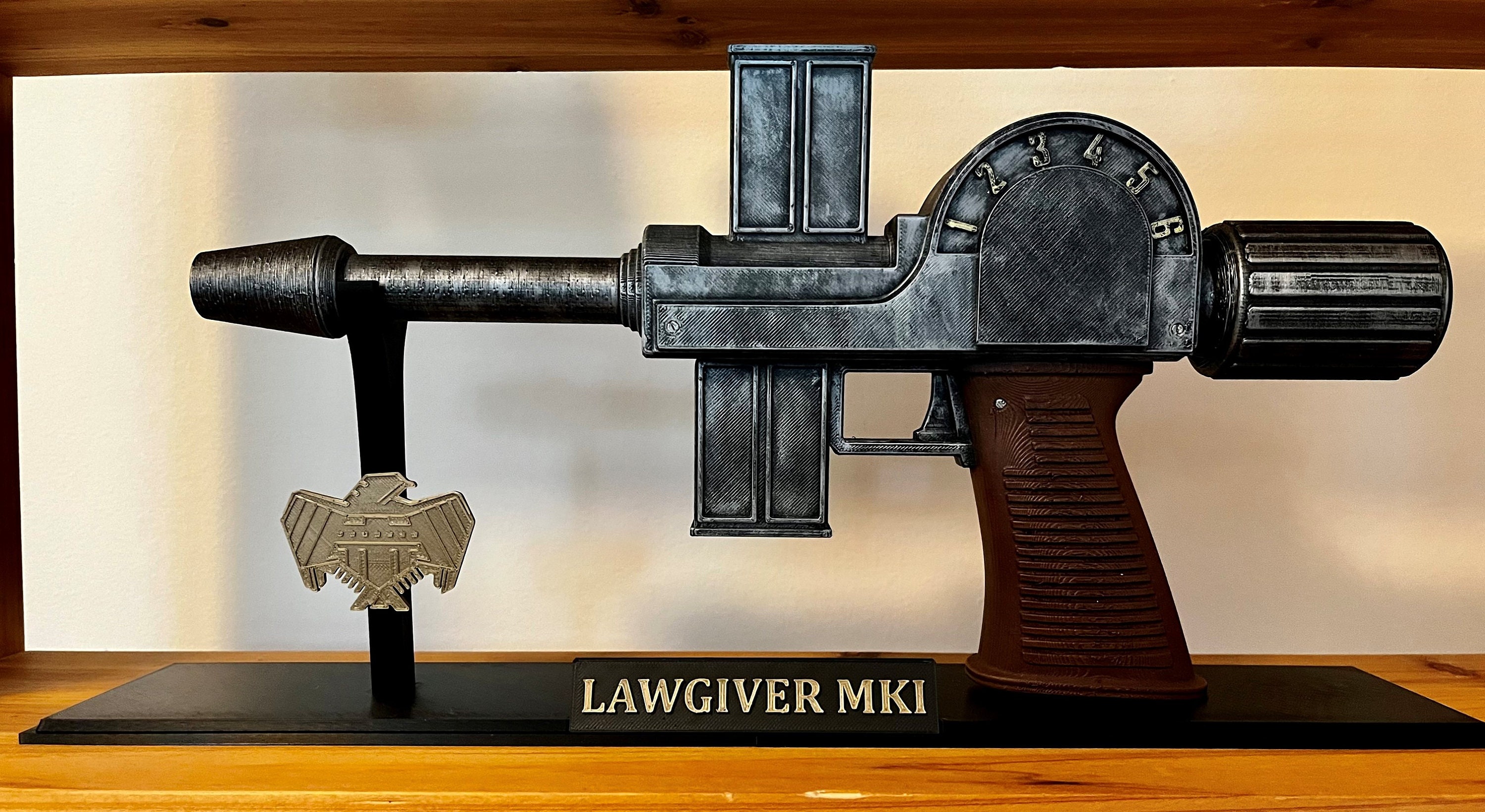 Judge Dredd Lawgiver Replica Display Stand - Etsy UK