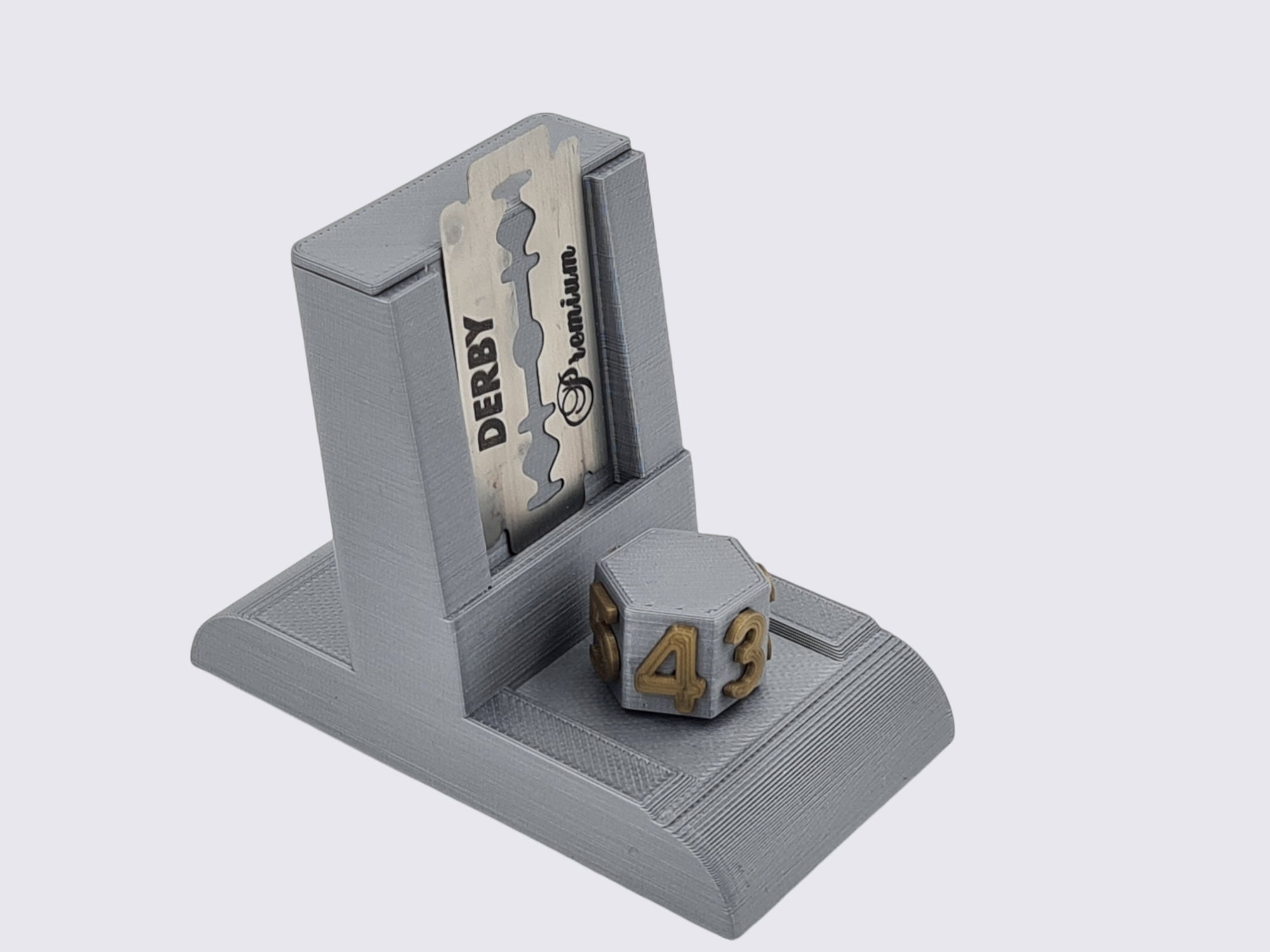 Shaving DE Razor Magnetic Blade Holder & Shave Counter Single Blade ...