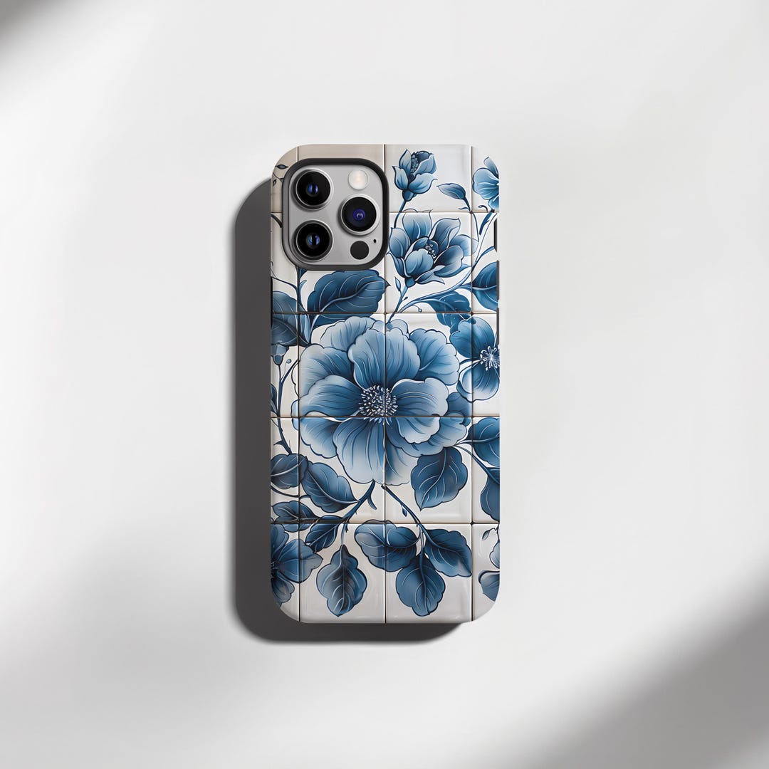 Phone Case in Mediterranean Ceramic Tile Design for Iphone, Google ...