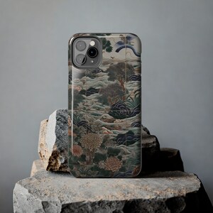 Vintage Chinoiserie Floral iPhone Case - Oriental Tile Design for ...