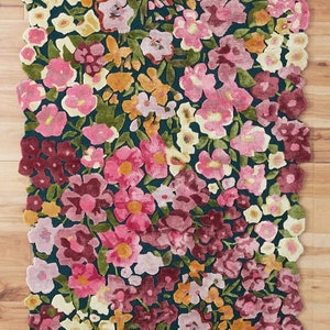 Flower Rug - Etsy