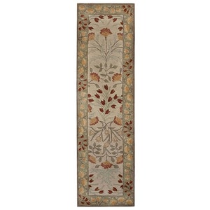 Multi Adeline Hand Tufted Floral Wool Area Rug for Home , New Home Gift ...