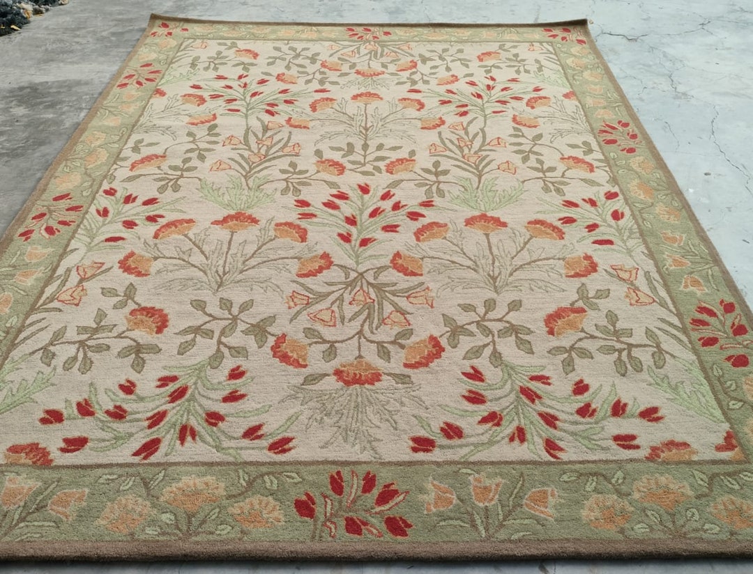 Multi Adeline Hand Tufted Floral Wool Area Rug for Home , New Home Gift ...