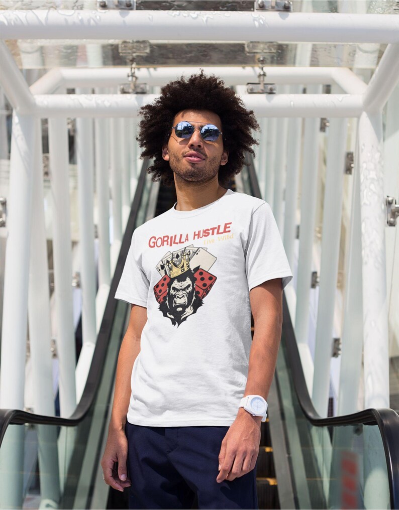 Gorilla Hustle PNG Digital Print 5000x5000px 300dpi, Dice & Playing ...