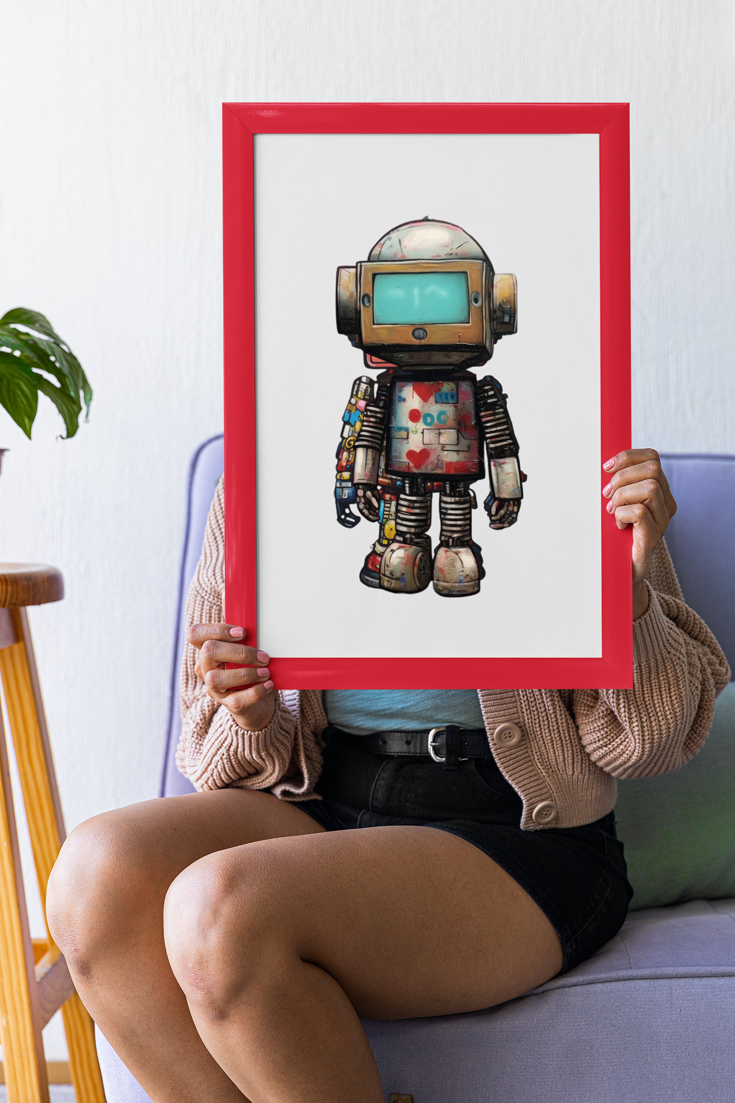 Robots Digital Paper Robot Clipart Cut Files Cricut - Etsy UK