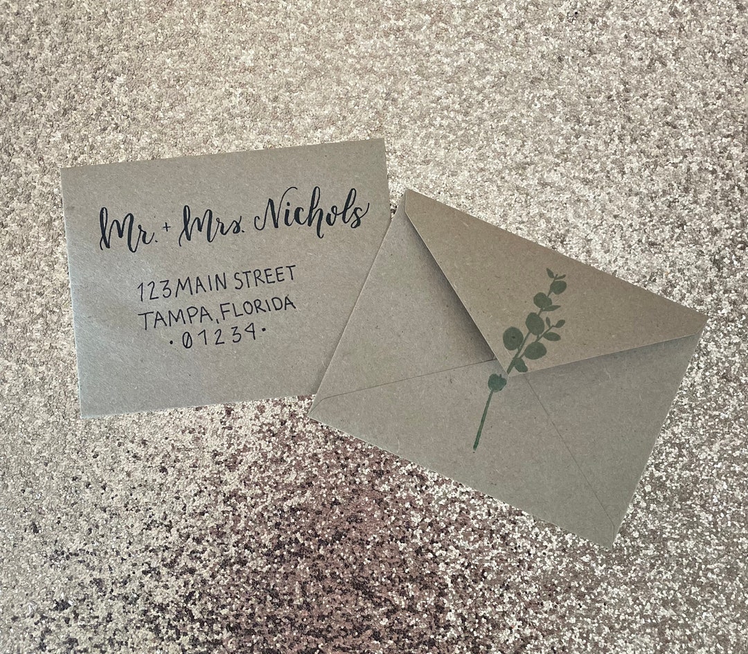 Envelope Addressing | Hand Addressing | Calligraphy | Hand Lettering ...