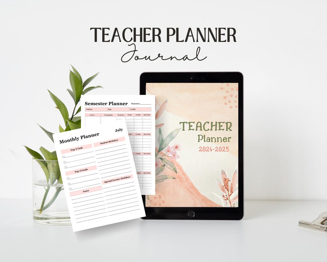 Teacher Planner Printable, Lesson Planner, Teaching Planner, Lesson ...