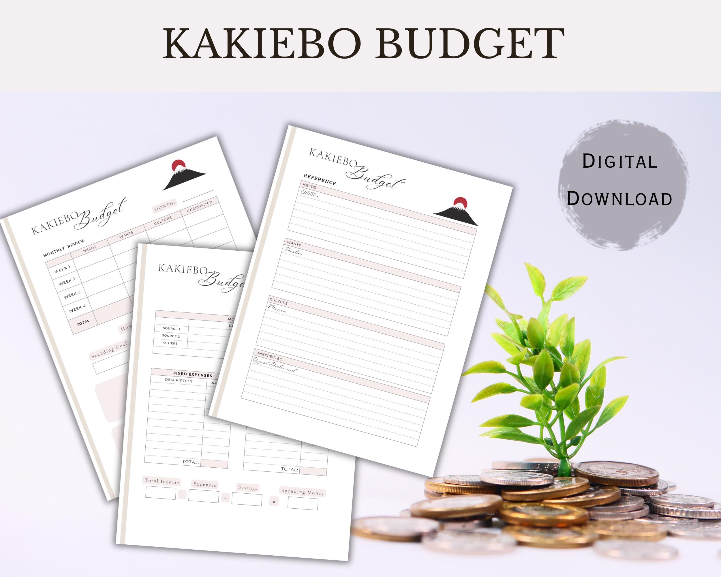 Kakeibo Budget Template: Minimal Finance Tracker (digital Download) - Etsy
