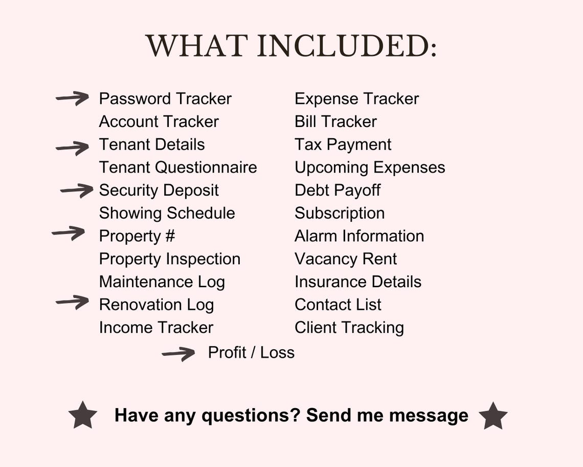 Rental Property Management Planner: Landlord Organizer (digital ...