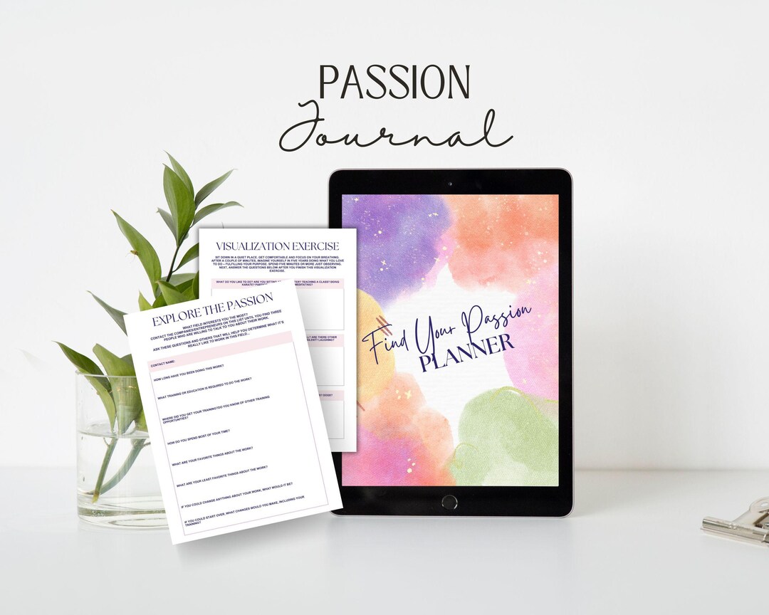 Passion Planner, Find Your Passion Planner Printable | Life Coaching ...