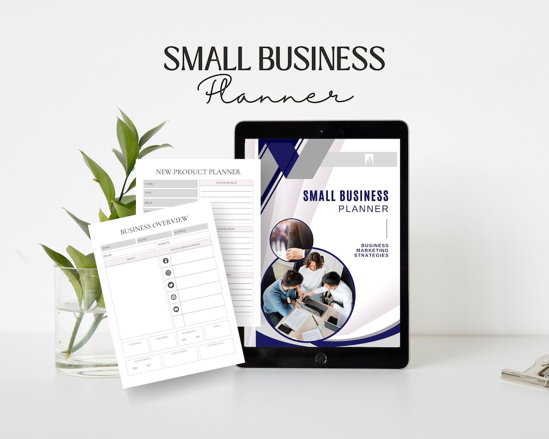 Small Business Printable Planner, Business Planning Templates ...
