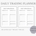 Daily Trading Planner With Goals Setting, Mindset Journal Tracker ...