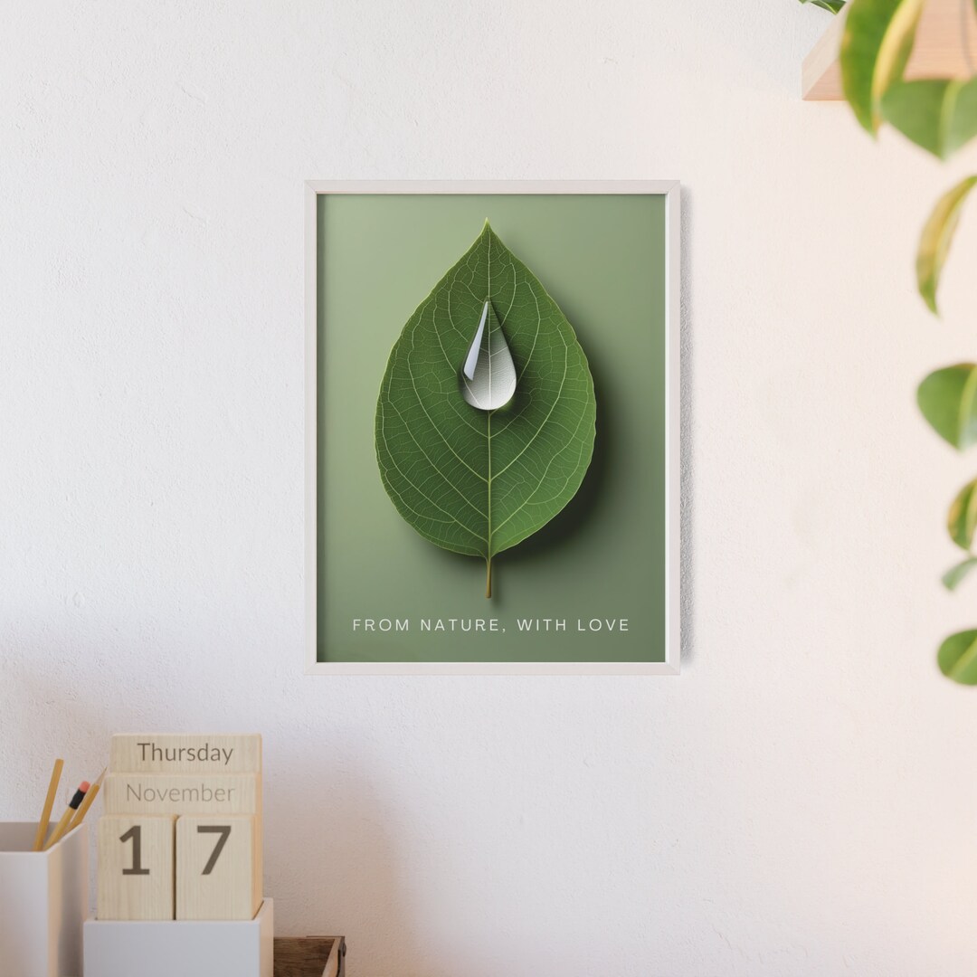 Minimalist Nature Poster from Nature, With Love Vertical Poster With ...
