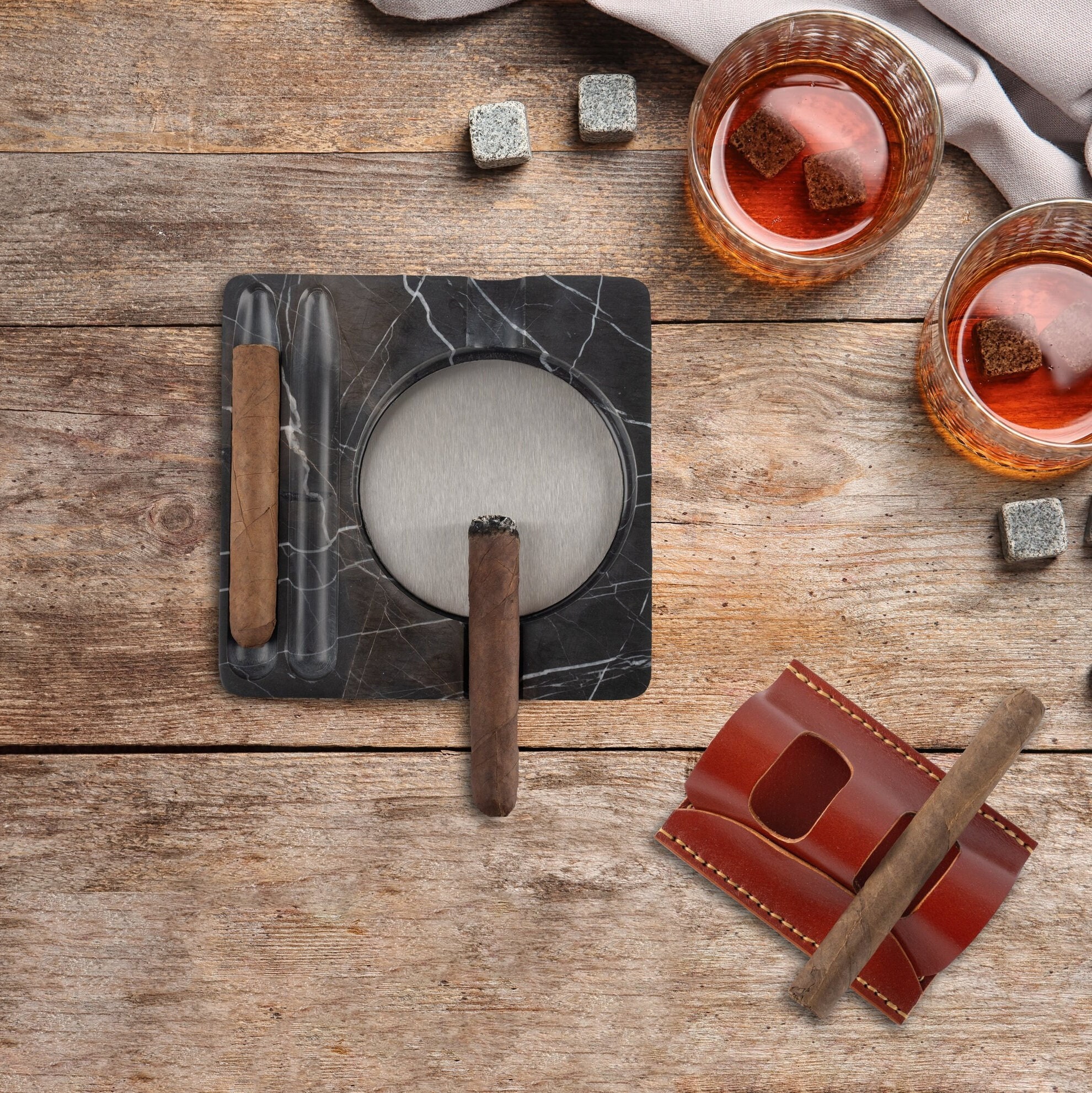 Marble Cigar Ashtray Handmade Marble Ashtray Marble Cigar - Etsy