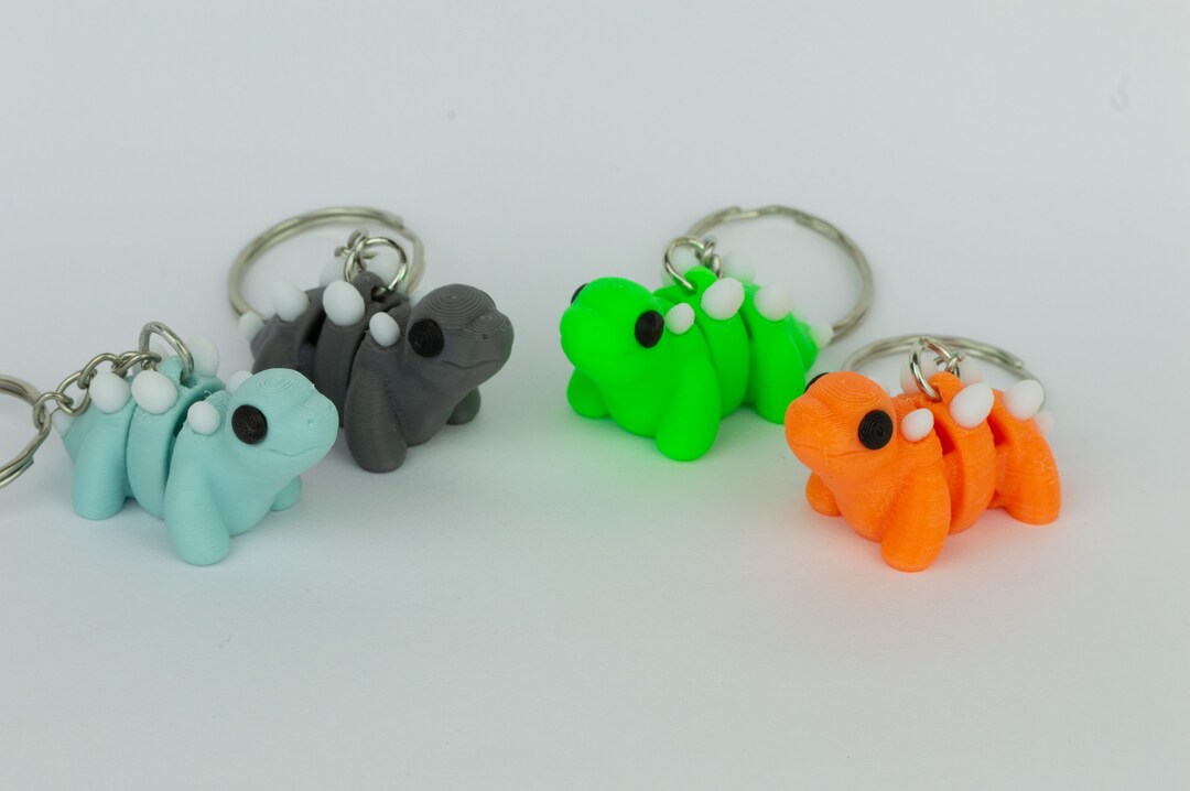 Miniature Stegosaurus Fidget Keyrings the Perfect Keychain Companions ...