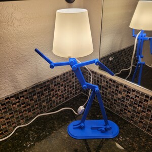 Posing Stick Figure Lamp - Etsy