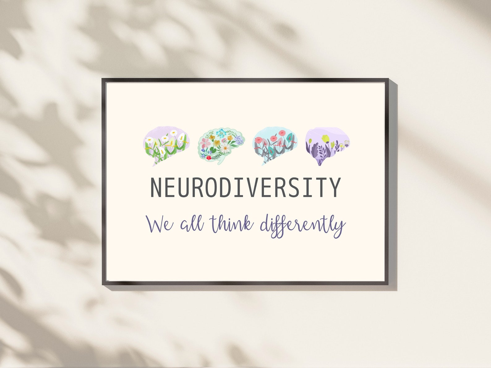 Neurodiversity Awareness Art Print Classroom Therapy Office - Etsy UK