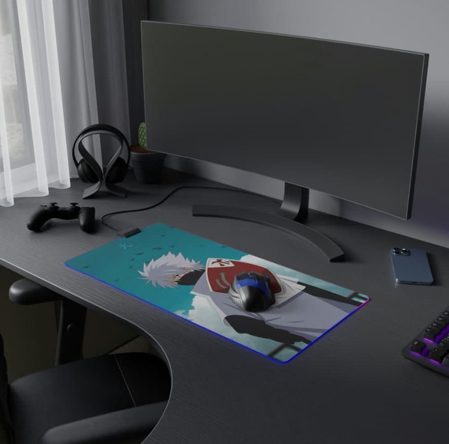 Kakashi LED Gaming Mouse Pad - Etsy