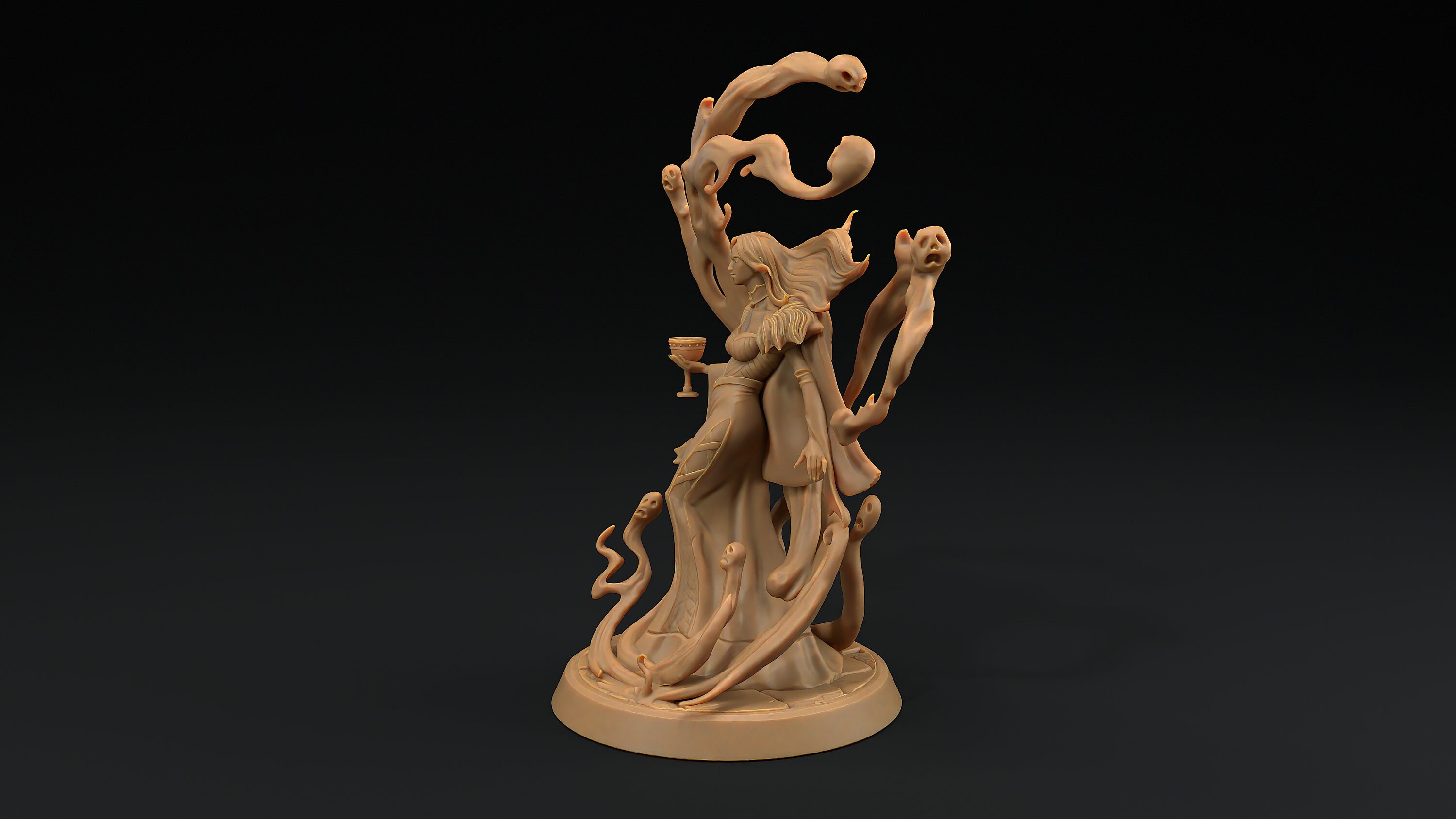 Lady Traskvale's Ghost Miniature | Dragon Trappers Lodge - Etsy
