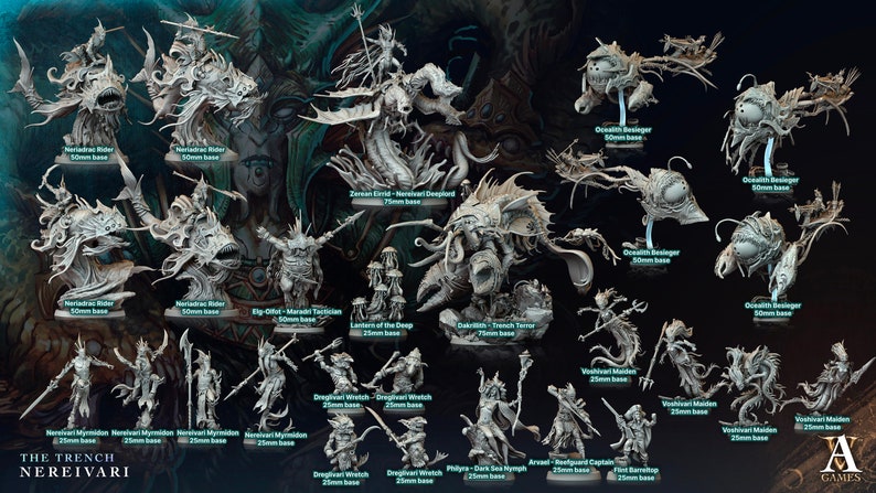 Dreglivari Wretch Miniatures (set of 4 Unique) | Archvillain Games ...