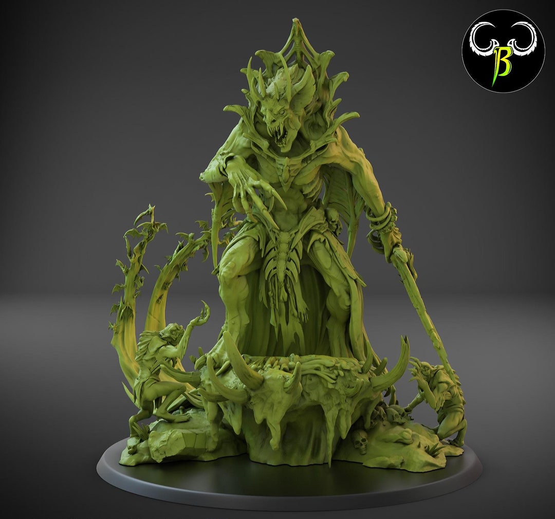 Gorious Overlord Miniature | Clay Beast Creations | Fantasy Wargaming ...