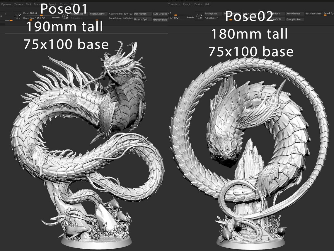 Abyssal Sea Serpent Miniature | Mini Monster Mayhem | Sea Monster ...