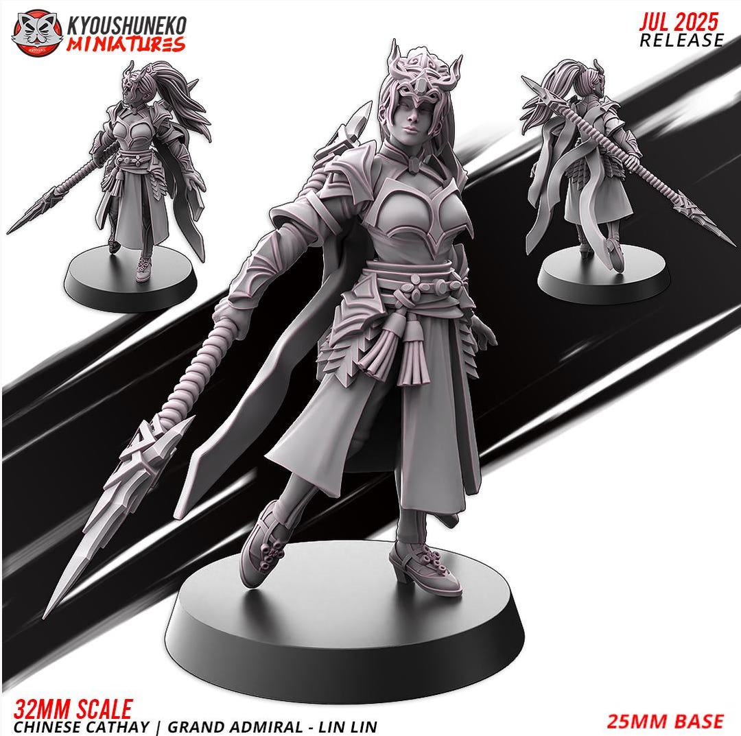 Chinese Cathay Grand Admiral Lin Lin Miniatures (w/ Base) | Kyoushuneko ...