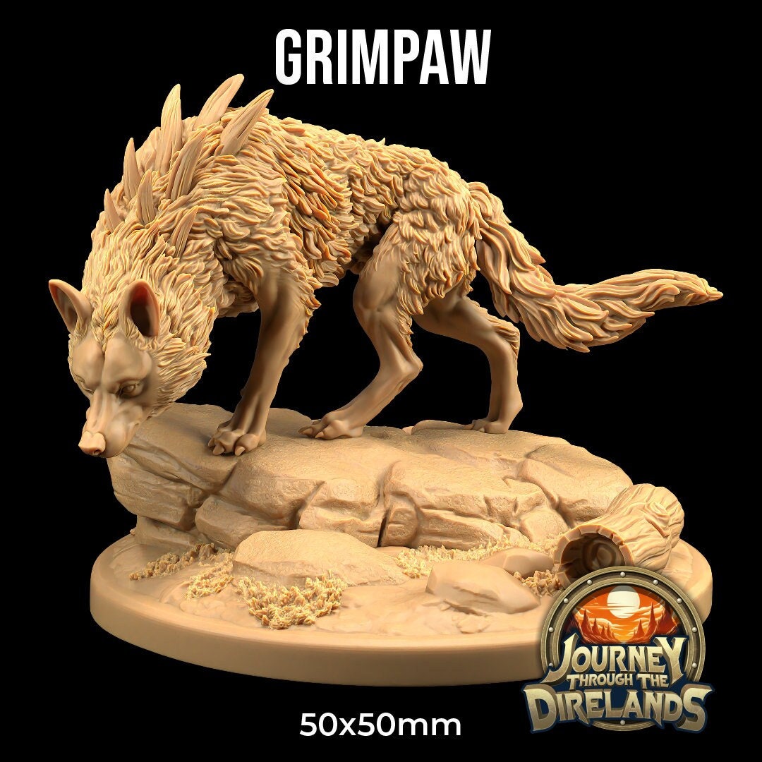 Grimpaw Miniature | Dragon Trappers Lodge - Etsy
