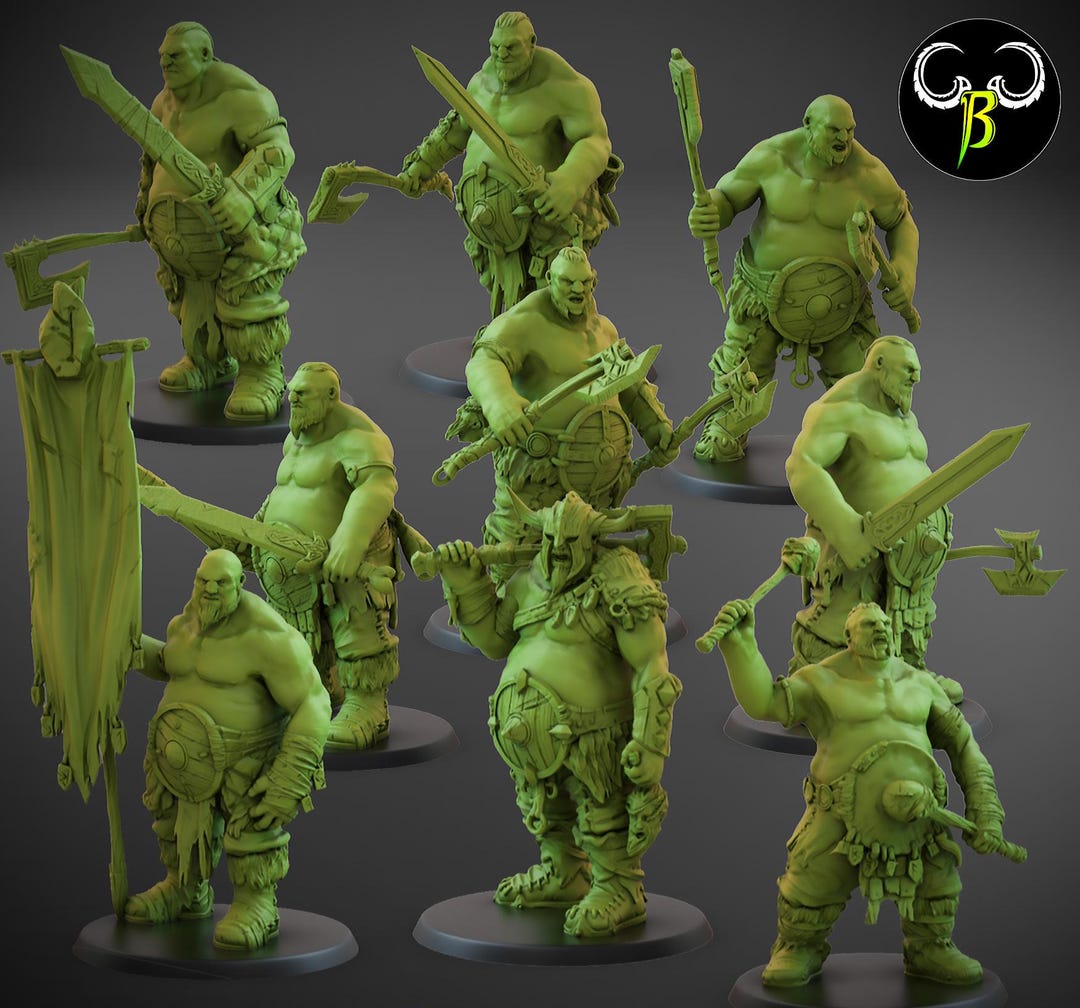 Hunger Sons Miniatures (all Varieties) | Clay Beast Creations | Fantasy ...