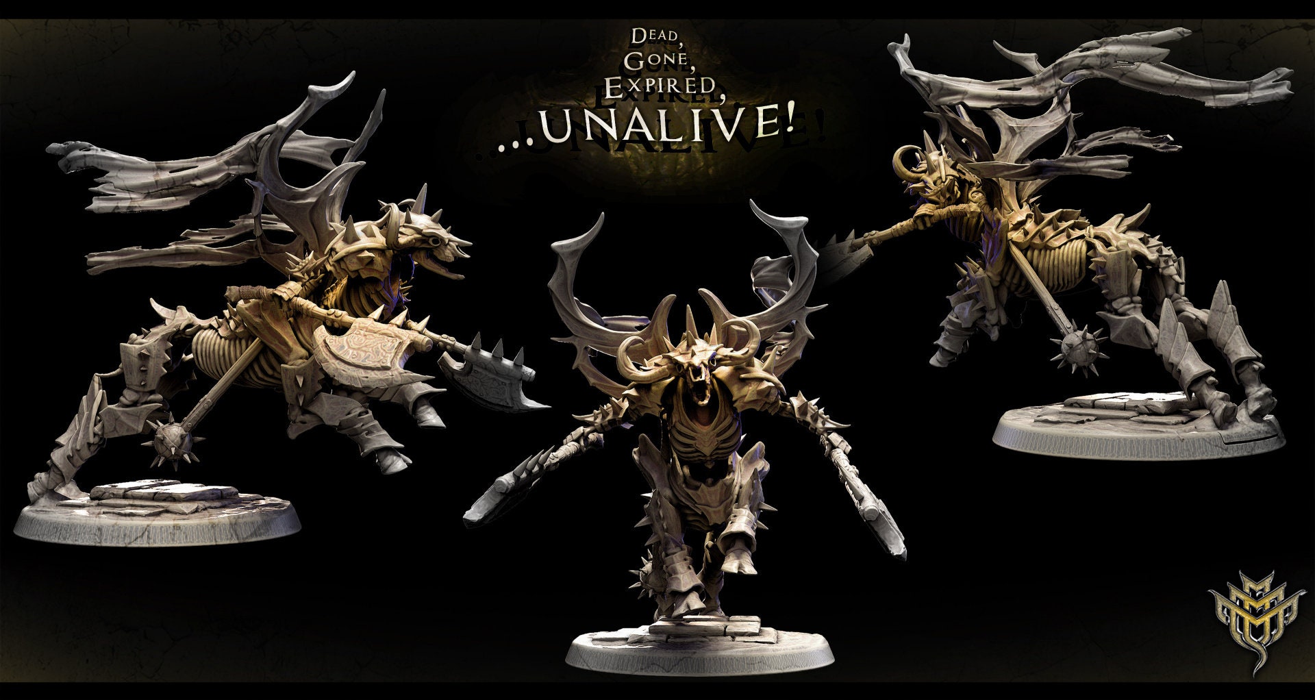 Skeletal Centaur Miniatures Mini Monster Mayhem - Etsy