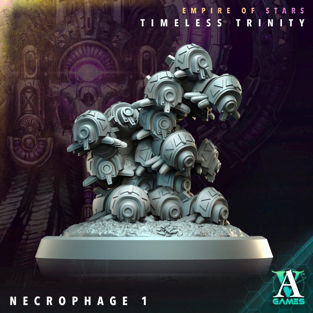 Necrophage Swarm Miniatures (set of 3) | Archvillain Games | Sci-fi ...