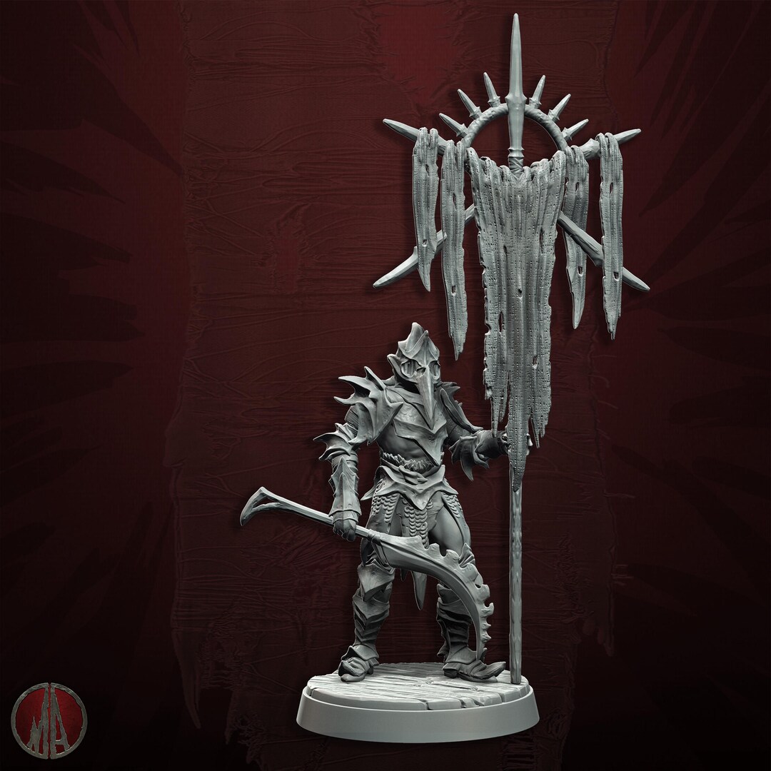 Orc Flagbearers Miniatures | Monolith Arts | Fantasy Wargaming - Etsy