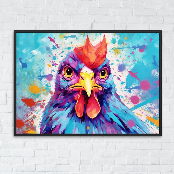 Chicken Poster - Etsy