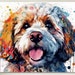 Colorful Cavapoo Poster | Watercolor Wall Art Gift for Dog Lovers, Cute ...