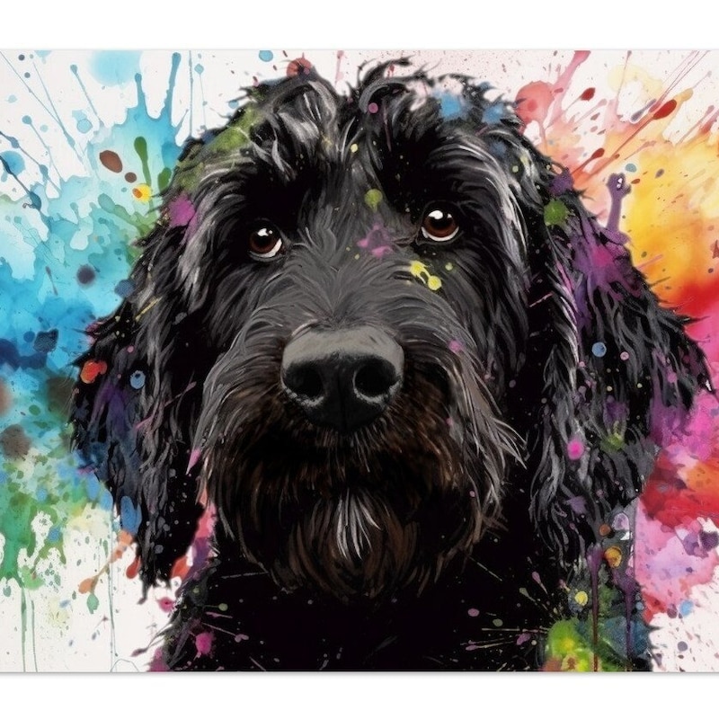 Labradoodle Art - Etsy