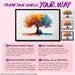 Tree of Life Father Son Poster Print. Dad & Child Memory, Wall Decor ...